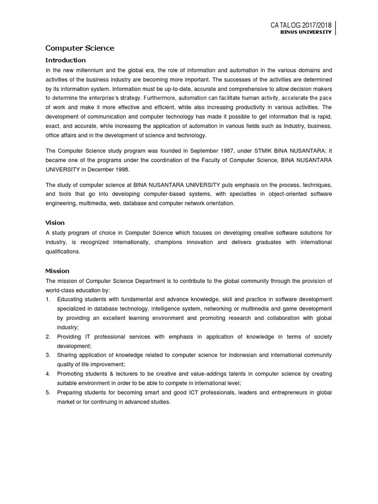 SOCS Computer Science 2017 | PDF | Computer Science | Programmer