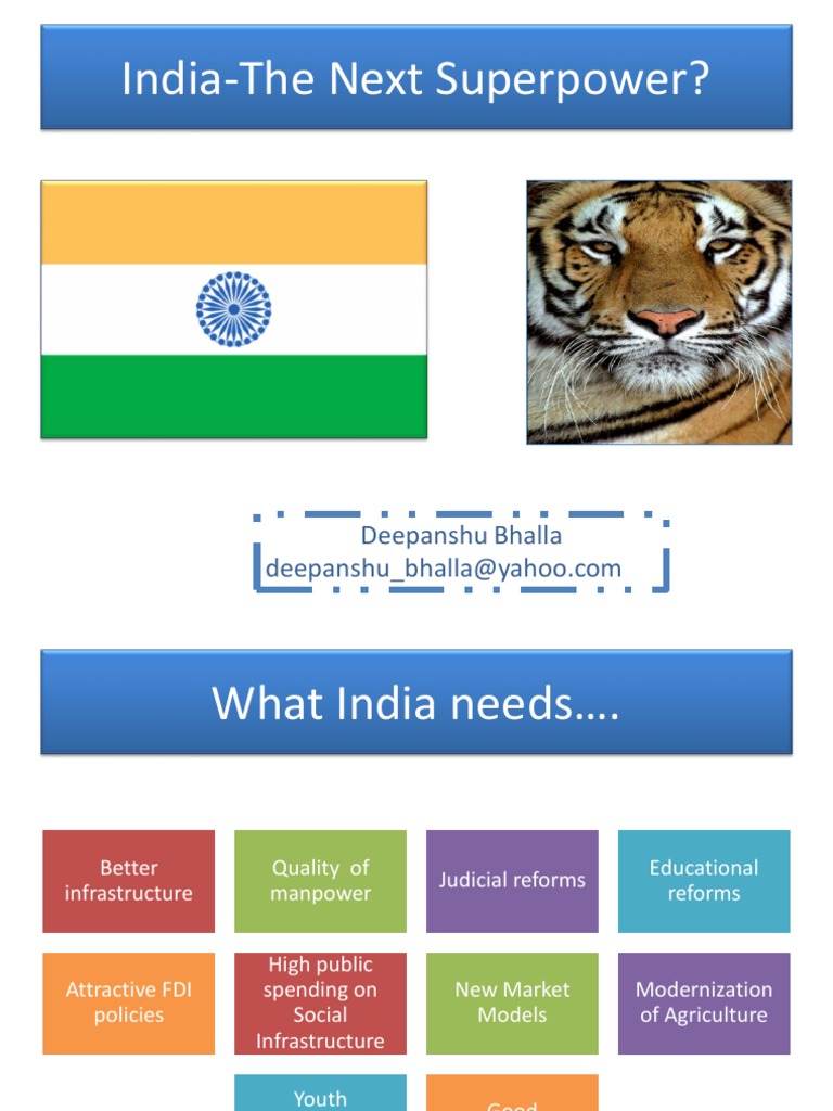 India The Next Superpower Pdf Vocational Education Poverty