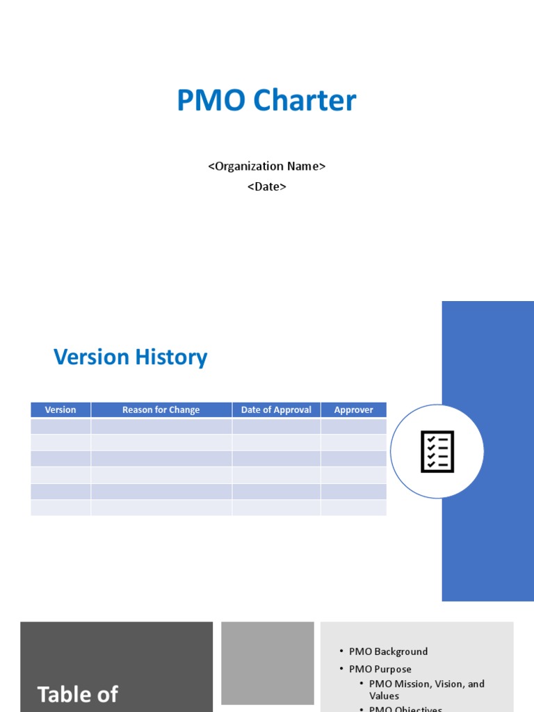 PMO Charter Template With Example | PDF | Stakeholder (Corporate ...