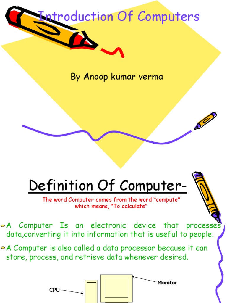 Computer Introduction (Fundamental Computer) | PDF | Computer Data Storage | Input/Output