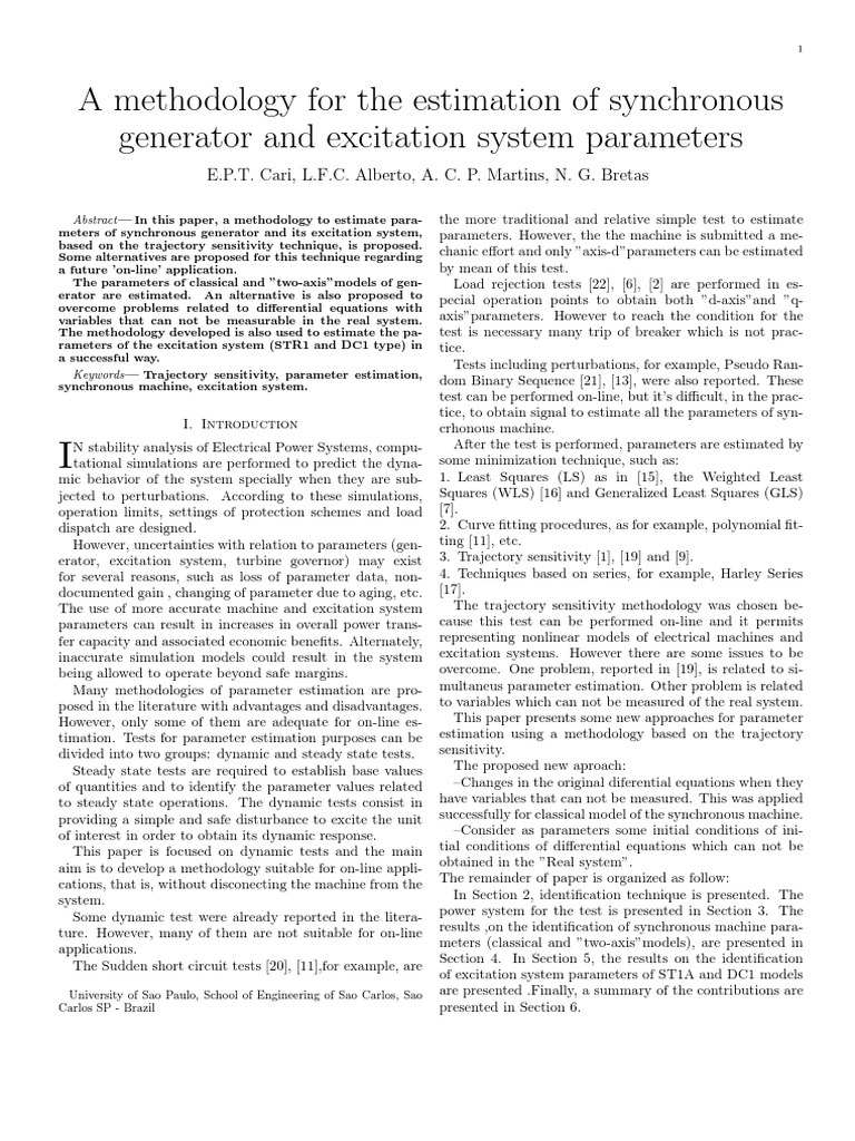 Avr Ieee Dc1 | PDF | Mathematical Model | Mathematical Optimization