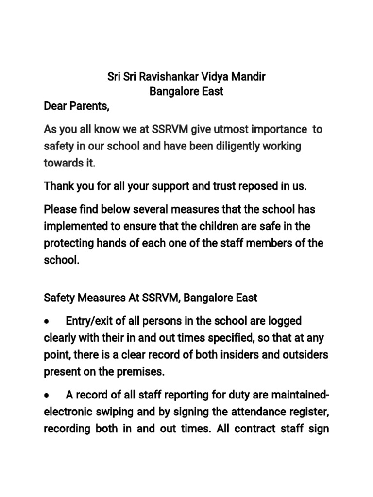 Circular On Safety - 1 | PDF | Bus | Emergency Evacuation