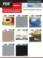 Catálogo Faplac: Melaminas y Colores | PDF