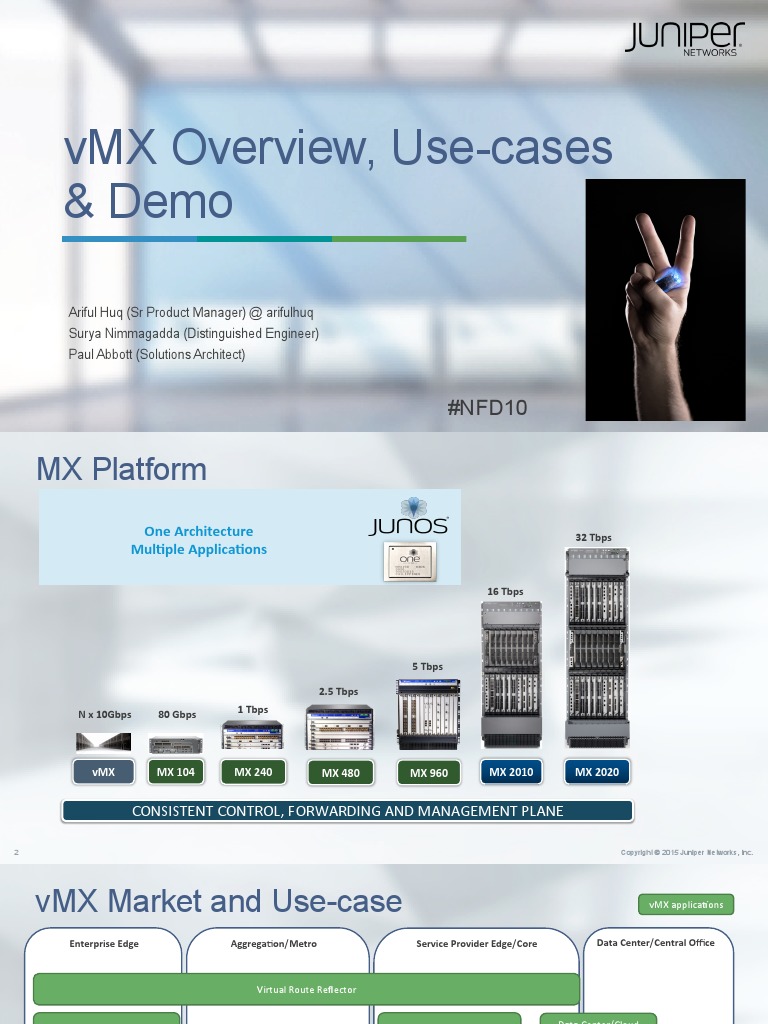 VMX Overview, Use-Cases & Demo | PDF | Virtual Private Network | Computer Network