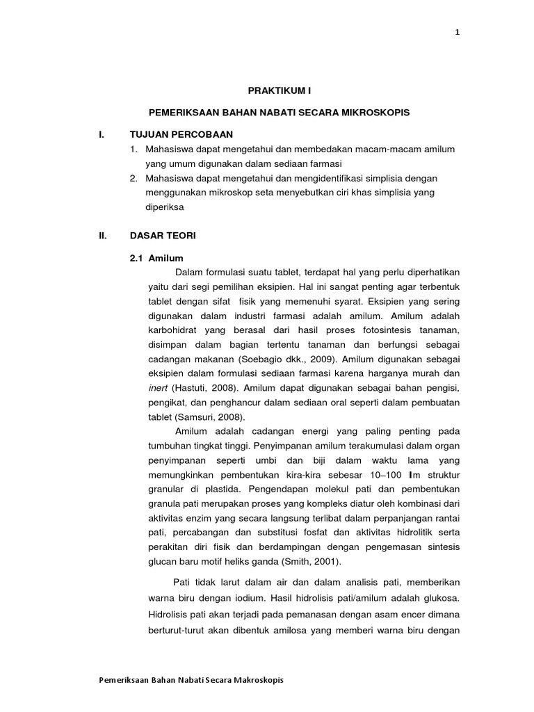 Mikroskop Pati Beras dalam Praktikum | PDF | Sains & Matematika