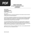 Tim Hortons Team Member Job Description | PDF