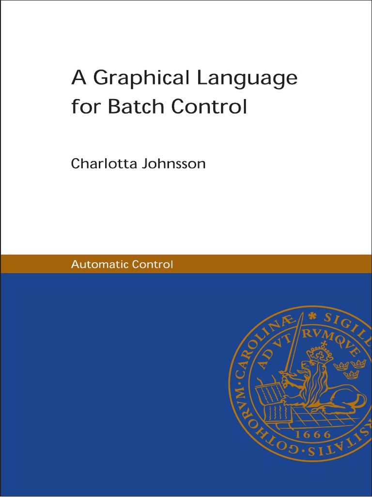 A Graphical Language For Batch Control | PDF | Formal Verification ...