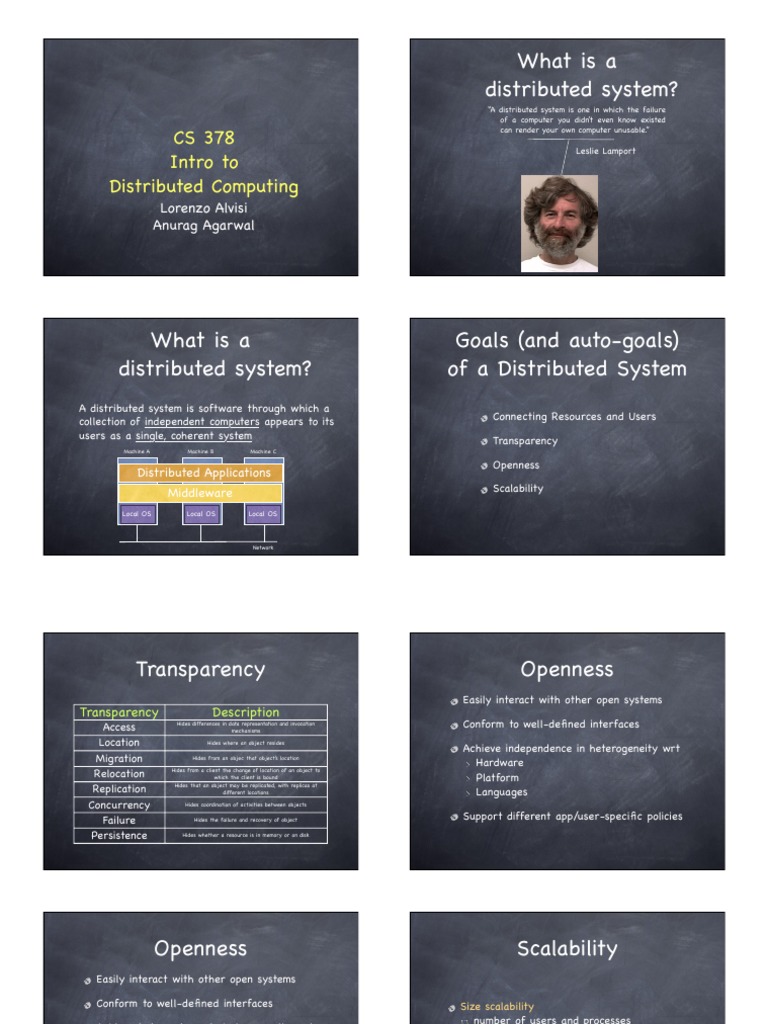 Distributed System Goals | PDF | Distributed Computing | Object (Computer Science)