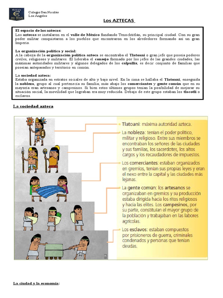 Guía Los Aztecas | PDF | azteca | Cultura (general)
