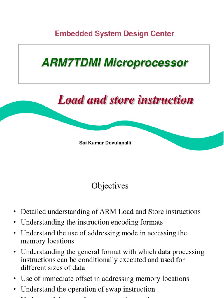 Load and Store Instructions | PDF | Arm Architecture | Pointer (Computer Programming)