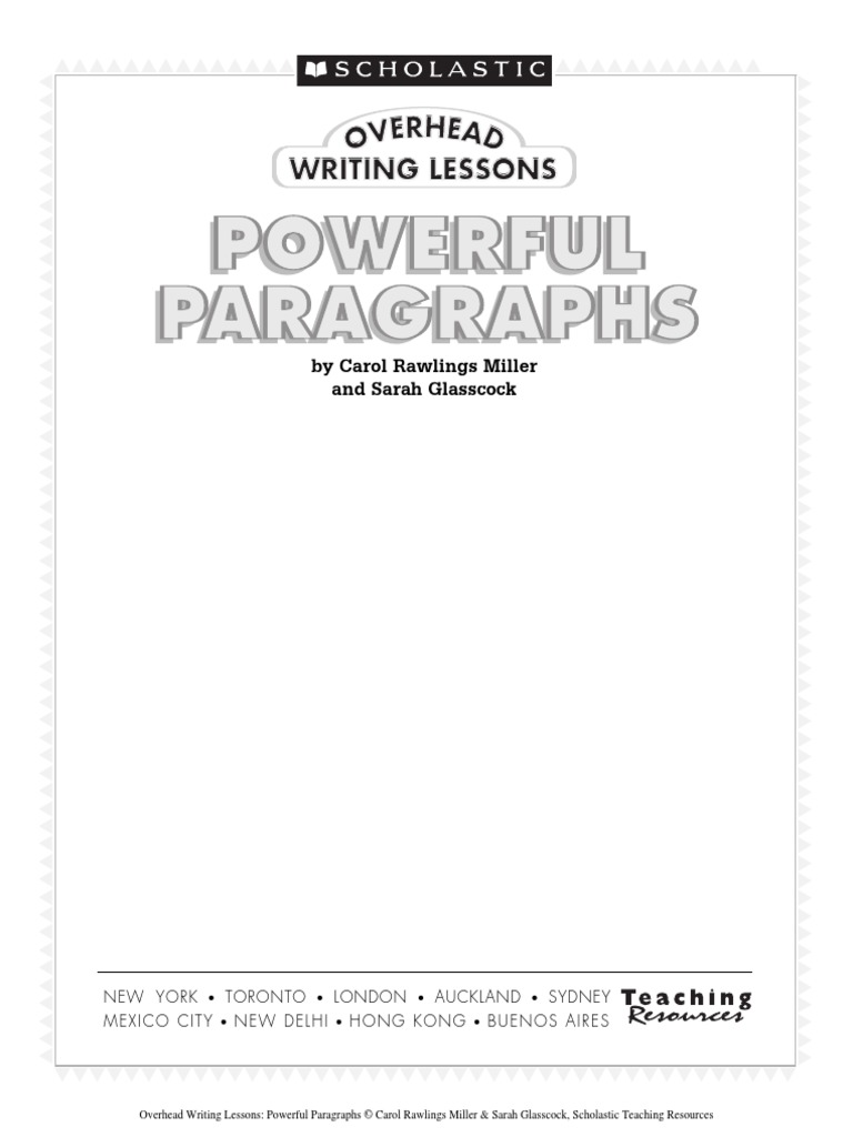 Powerful Paragraphs | PDF