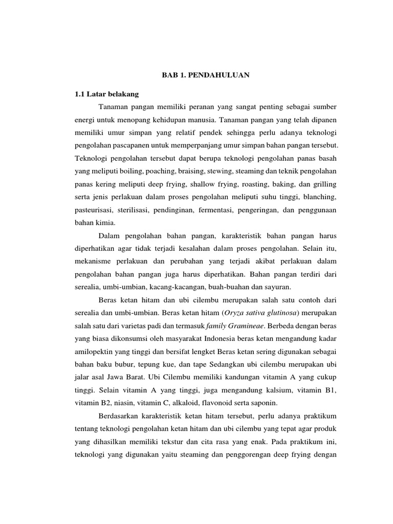 Laprak Ketan Hitam | PDF