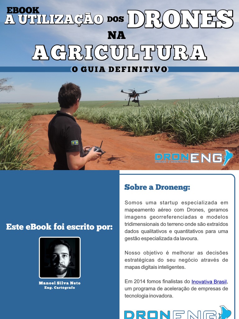 Ebook - Drones Na Agricultura | PDF | Veículo aéreo não tripulado | Satélite