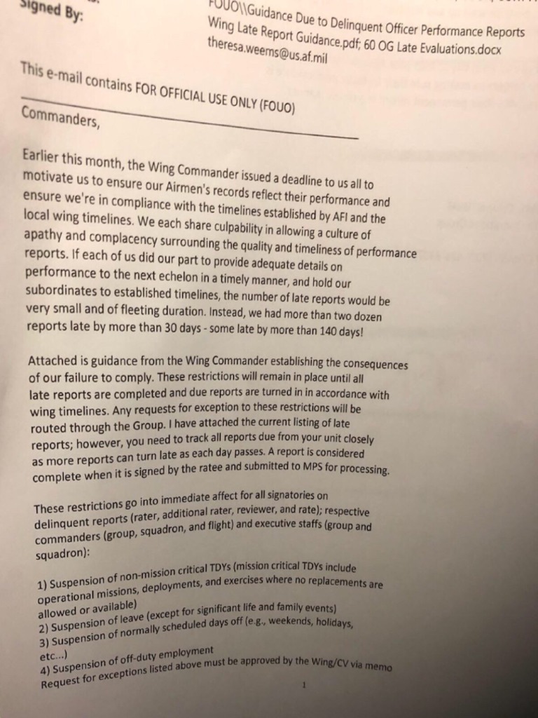 Performance Report MFR | PDF