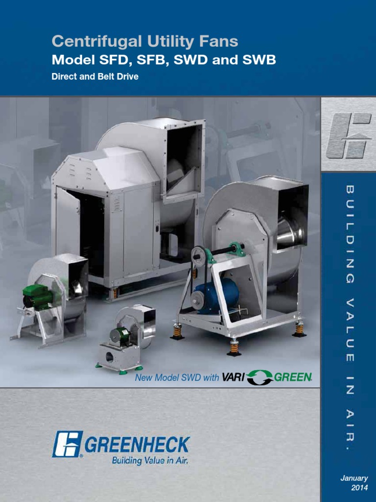 Centrifugal Utility Fans: Model SFD, SFB, SWD and SWB | PDF ...
