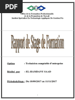 Rapport de Stage Ofppt | PDF | Facture | Comptabilité