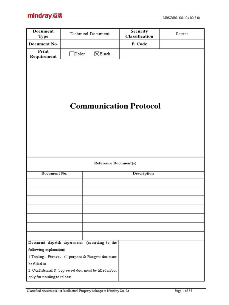 HL7 and Serial Communication Protocols | PDF | Ascii | Transmission ...