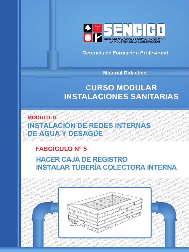05 Hacer Caja de Registro - Instalar Tuberia Colectora Interna | PDF ...