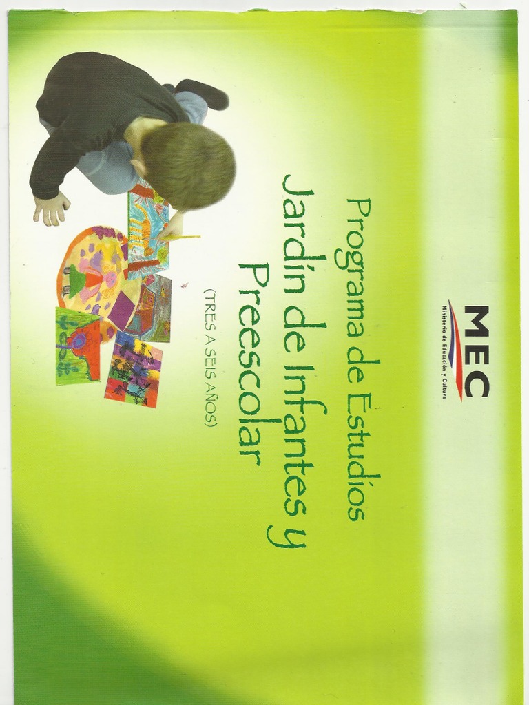 Programa de Estudios - Jardín de Infantes y Preescolar - Paraguay | PDF