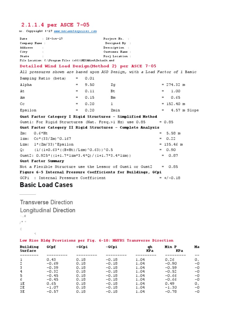 MecaWind Output | PDF | Roof | Applied And Interdisciplinary Physics