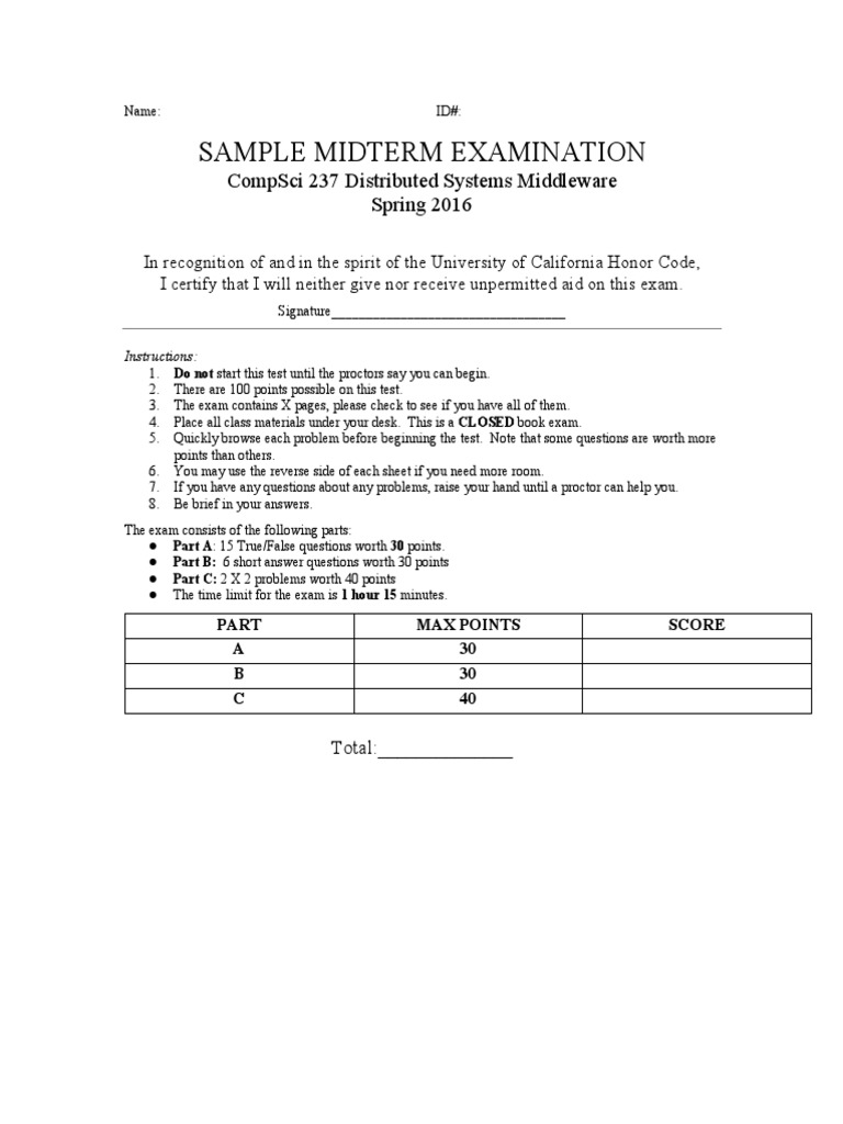Midterm Sample For Electronics and Circuits | PDF | Distributed ...