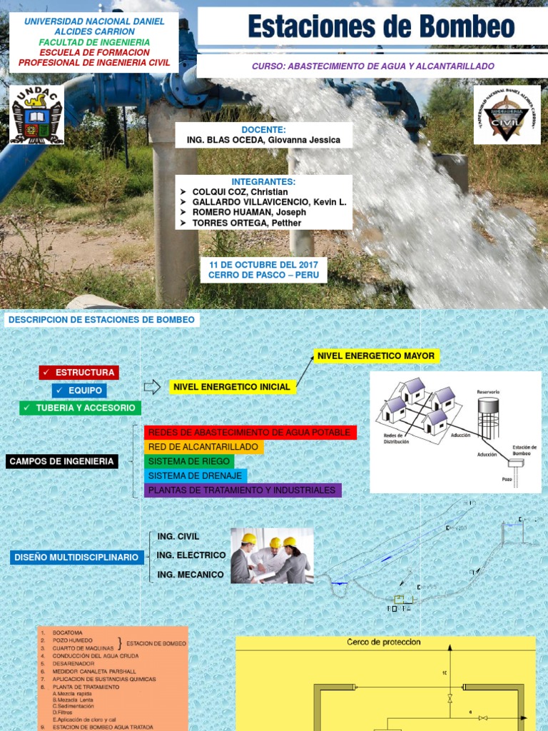 Estaciones de Bombeo | PDF | Bomba | Agua
