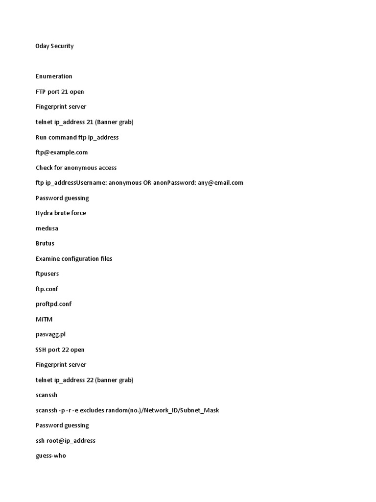 0day Security | PDF | Secure Shell | Superuser