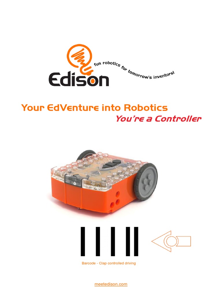 Robotics with Edison: Fun EdVentures | PDF | Infrared | Robotics