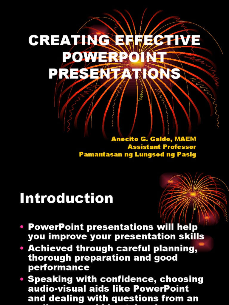 Effective PowerPoint Presentation Tips | PDF