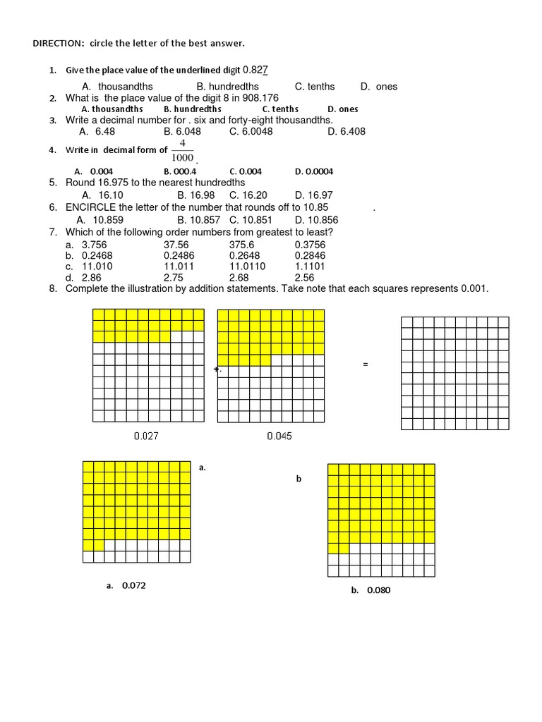 2nd PT - Math | PDF | Ratio | Arithmetic
