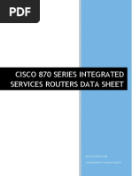 Cisco 8000 Series Routers Overview | PDF | Router (Computing) | Ios