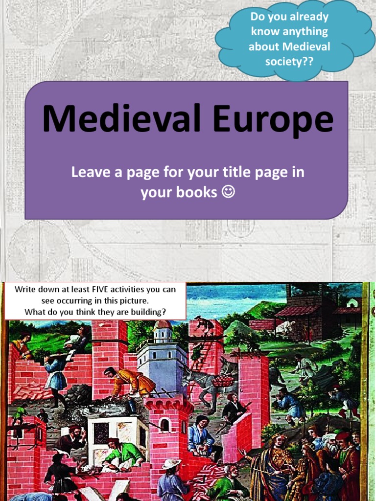 Medieval Europe Introduction | PDF | Serfdom | Middle Ages