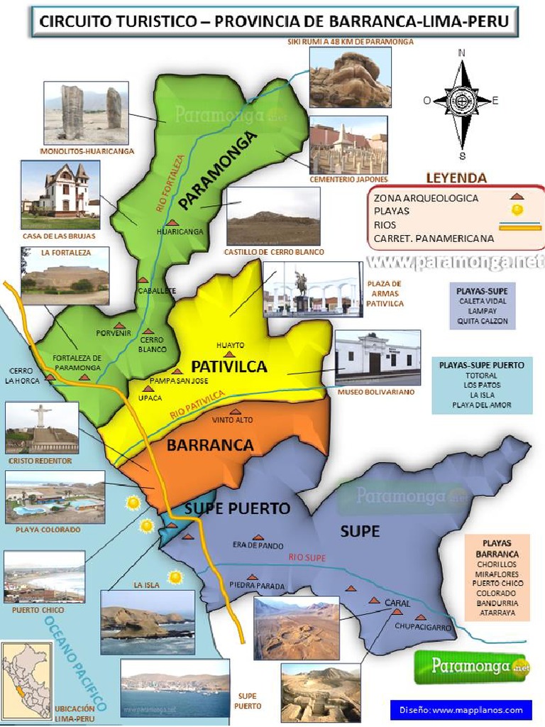 Mapa Turistico de Barranca | PDF