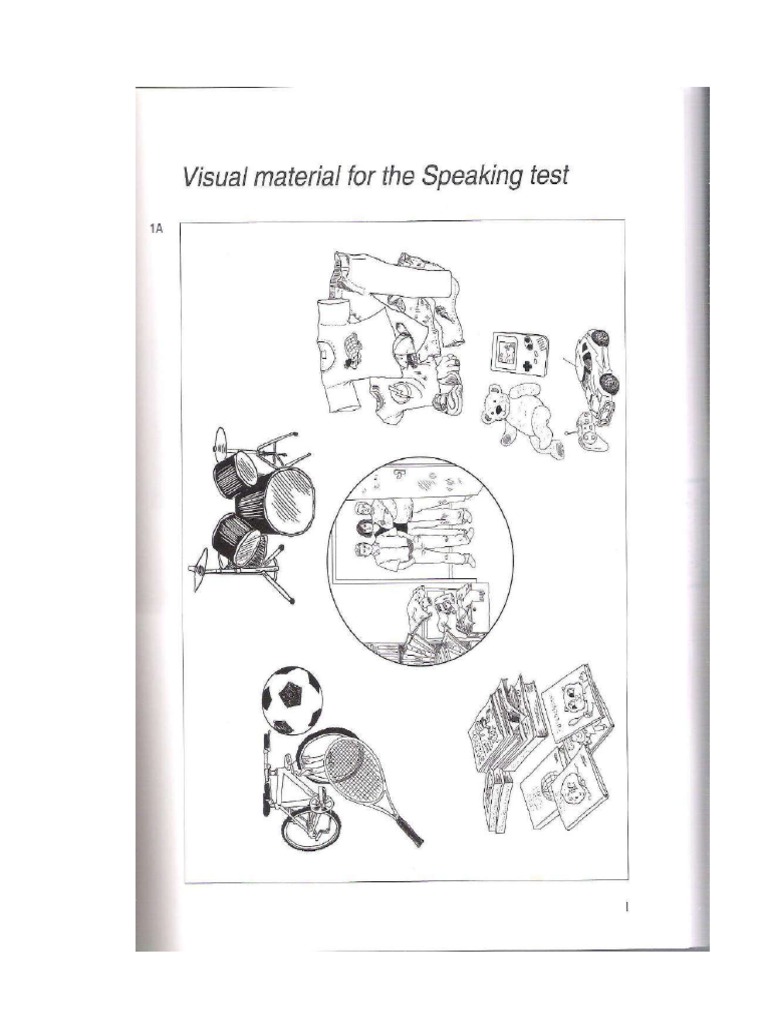 PET Speaking Prompt Cards 8 | PDF
