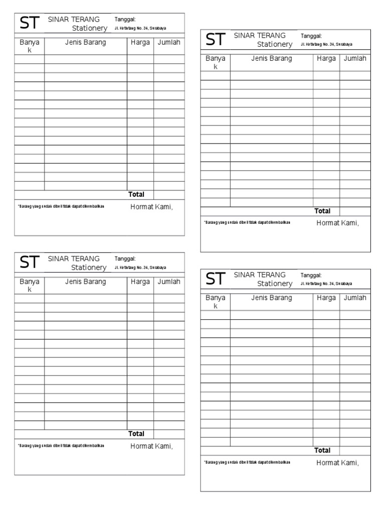 Contoh Nota | PDF