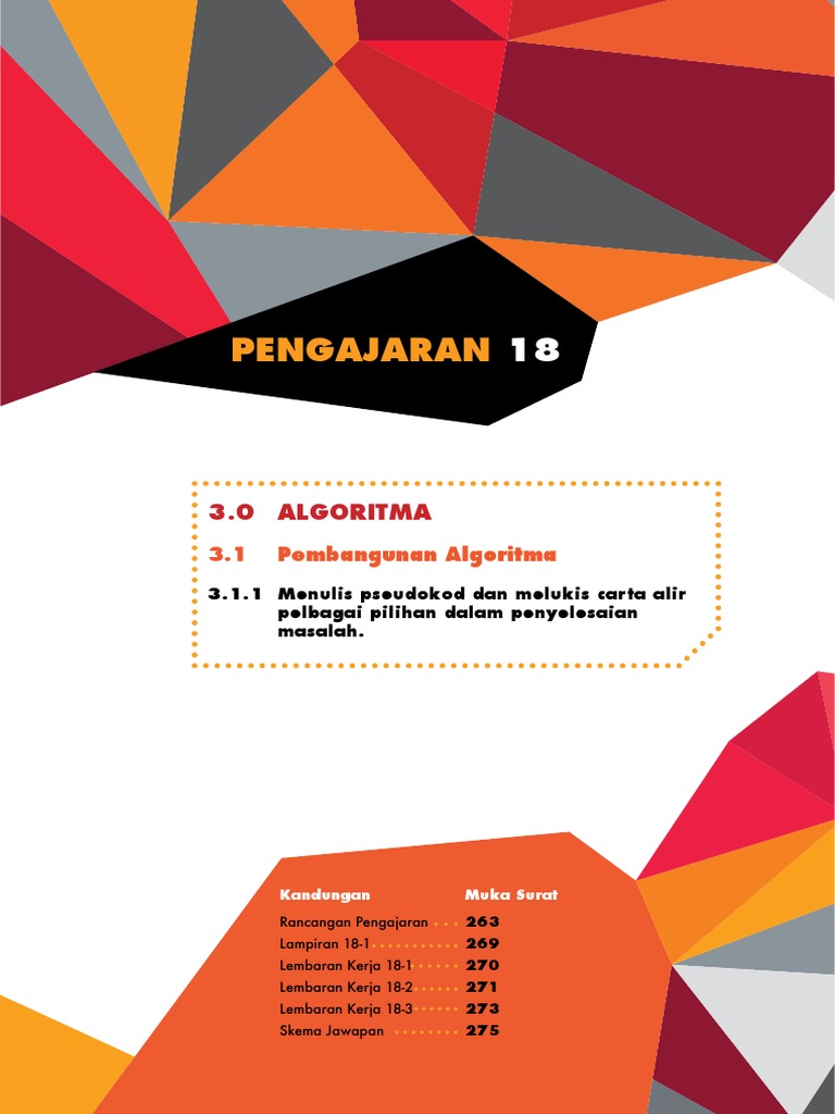 Pembangunan Algoritma Tingkatan 1 | PDF