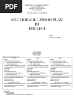 Explicit Teaching Lesson Plan in English | PDF | Verb | Lesson Plan