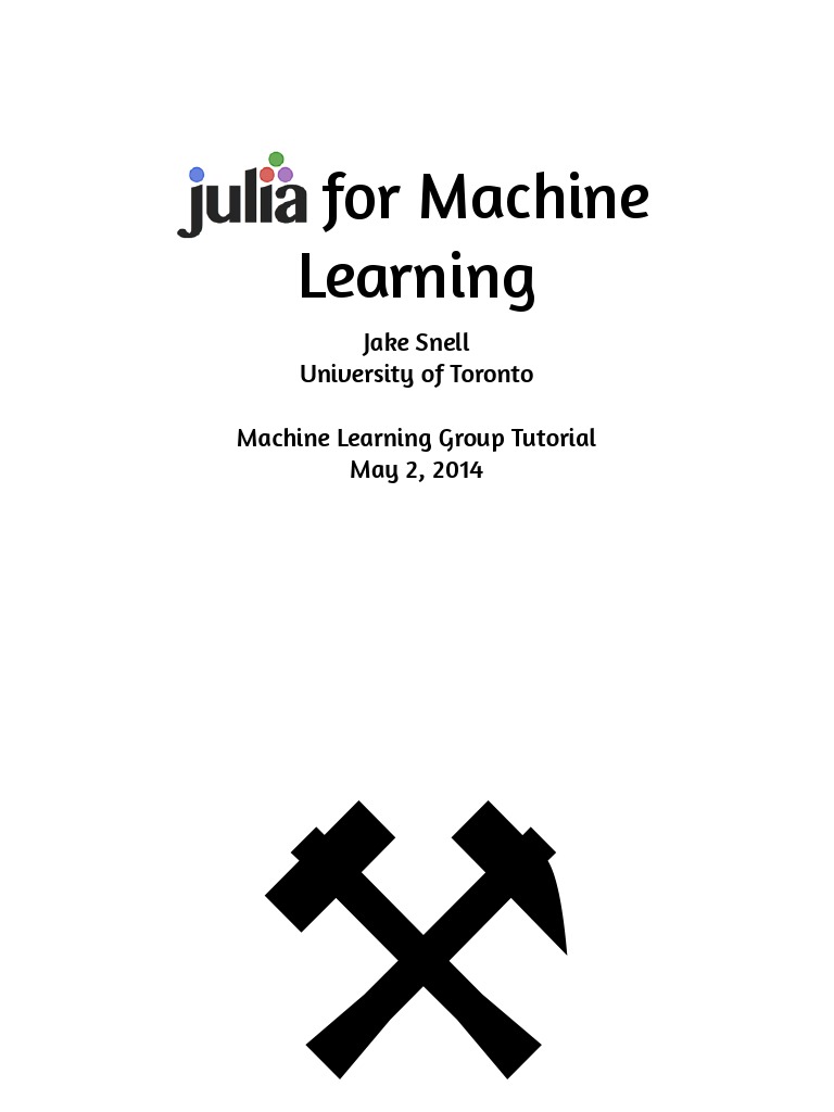 Julia Tutorial | PDF | Computer Programming | Software Engineering
