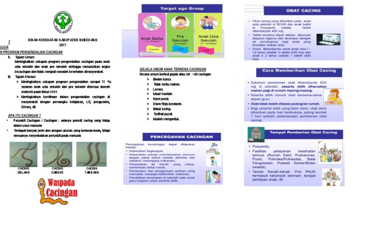 Brosur Cacingan Iis | PDF