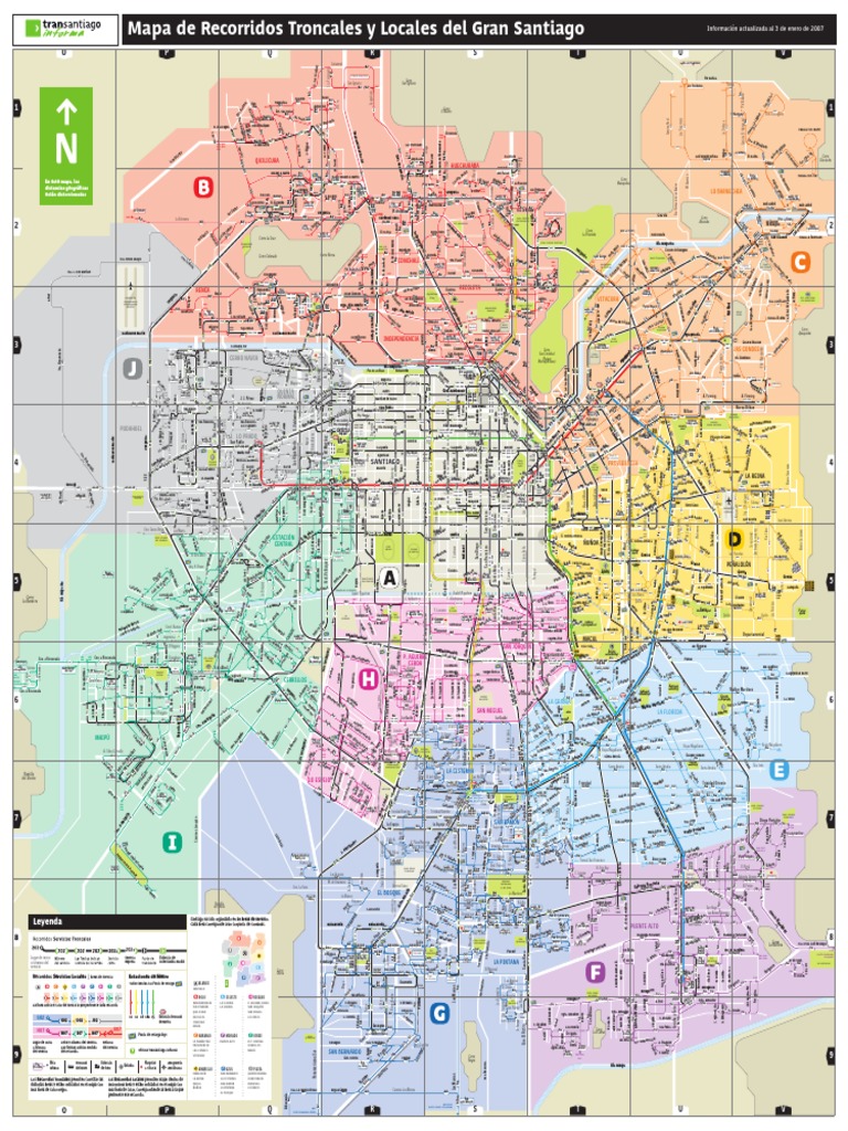 Mapa - General Transantiago PDF | PDF | Business