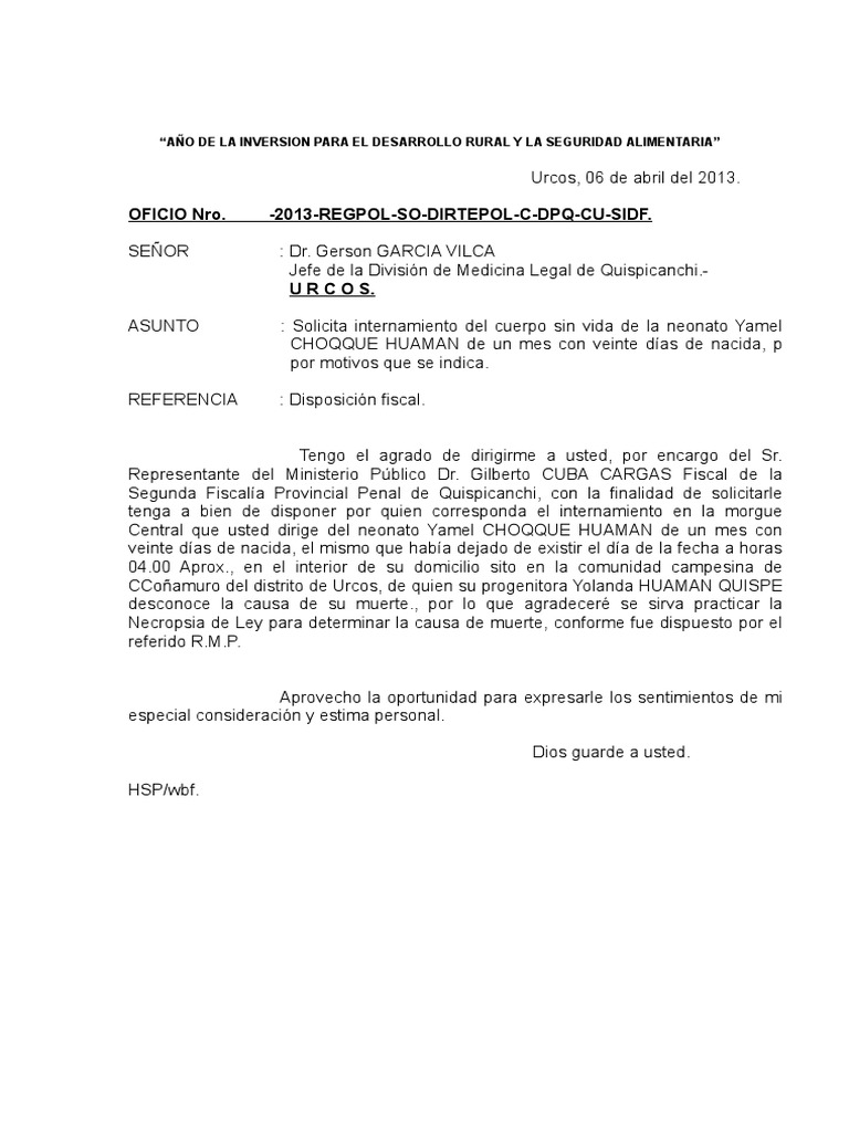 Oficio Transcripcion | PDF | Bienestar | Medicina