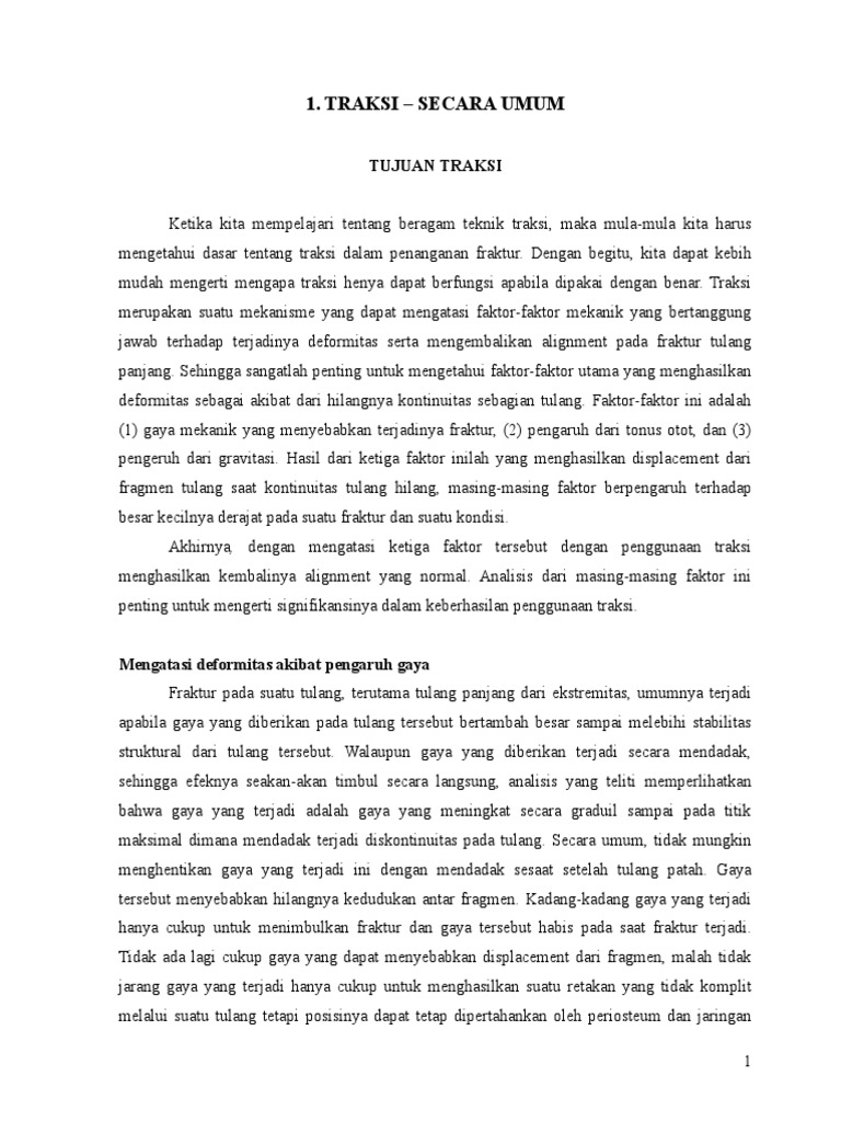 Traksi | PDF