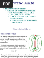 Class 10 Physics Unit 4 Notes | PDF | Magnetic Field | Physics