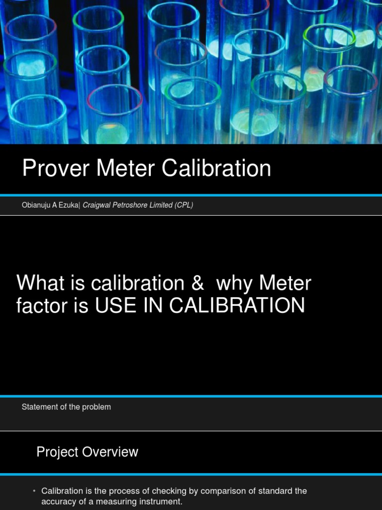 Prover Meter Calibration | PDF | Calibration | Measuring Instrument