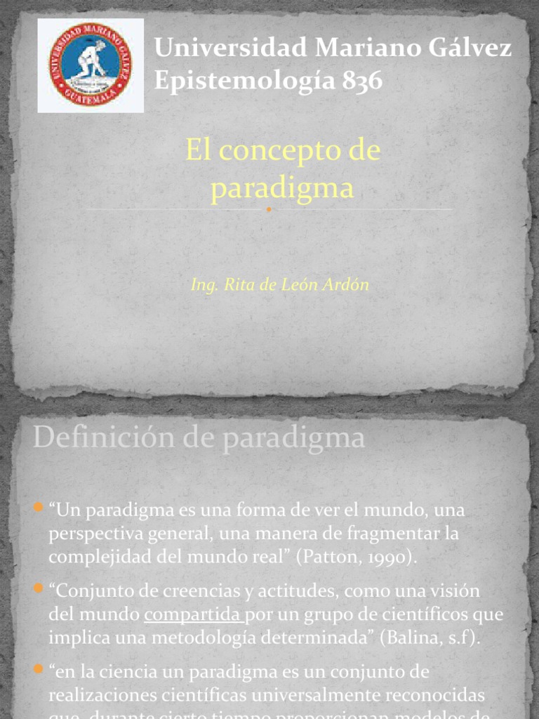 Paradigma | PDF | Paradigma | Science