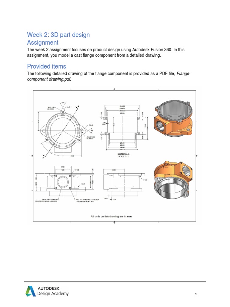3D Part Design Assignment | PDF