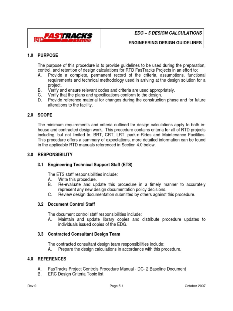 EDGM-5 Design Calculations | PDF | Stormwater | Verification And Validation
