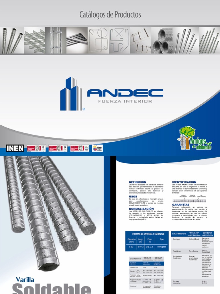 Catalogo de Productos Andec PDF | PDF