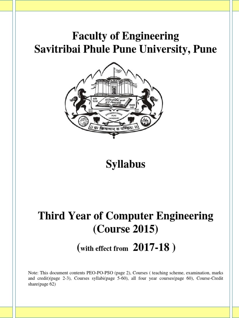 SPPU TE Computer Engg Syllabus 2015 Course 24th February 2017 | PDF | Relational Database ...