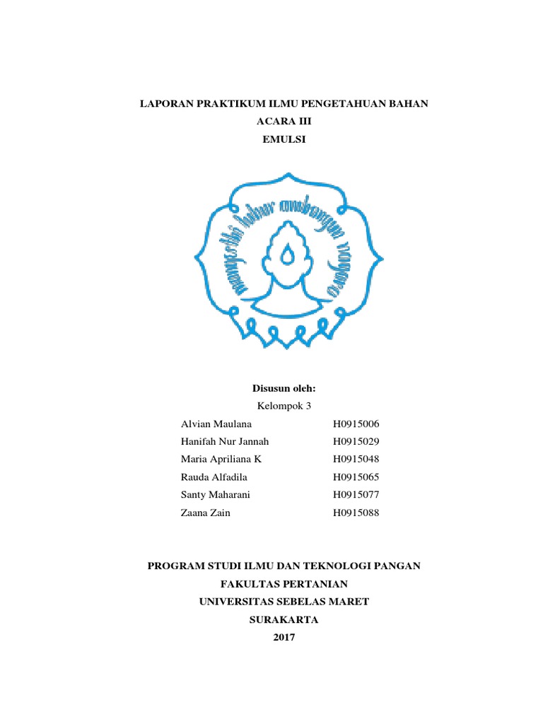 Acara III Kestabilan Emulsi | PDF